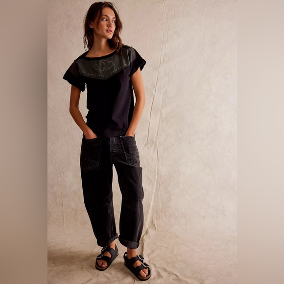 Free People | Tops | 9we The Free Mustang Sally Tee | Poshmark